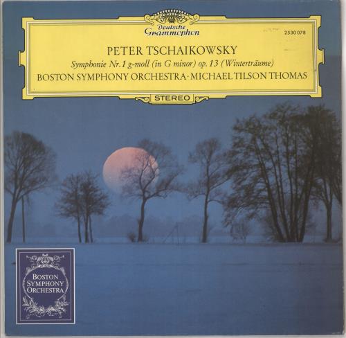 Pyotr Ilyich Tchaikovsky Symphony No. 1 in G minot, Op. 13 'Winter Dreams' German vinyl LP album ...