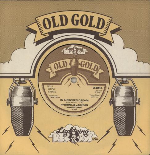 Python Lee Jackson In A Broken Dream UK 7" vinyl single (7 inch record ...