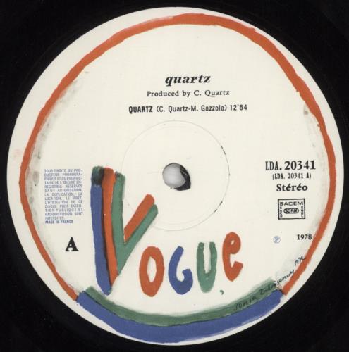 Quartz (French) Quartz UK vinyl LP album (LP record) (851377)