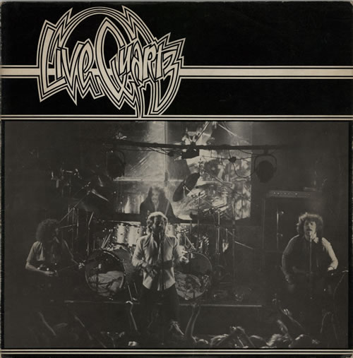 Quartz Live Quartz - Fully Autographed UK vinyl LP album (LP record) (590999)