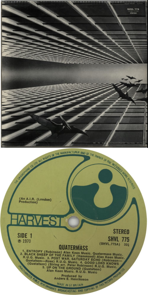 Quatermass Quatermass - 1st UK vinyl LP album (LP record) (596842)