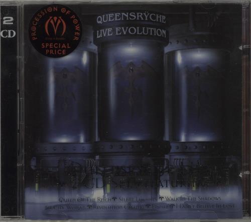 Queensryche Live Evolution UK 2 CD album set (Double CD) (681771)