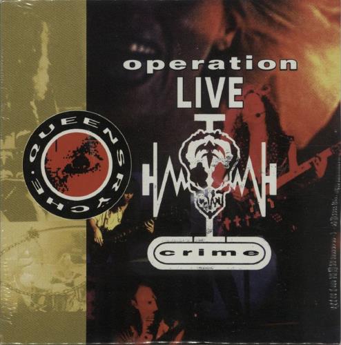 Queensryche Operation: Live Crime - Sealed US Promo CD album (CDLP ...
