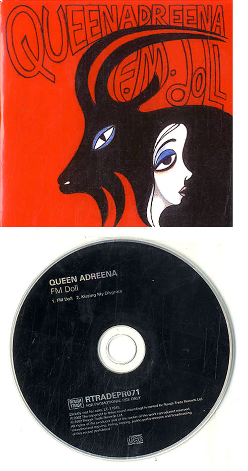 Queen Adreena F.M. Doll UK Promo 3-CD album set (Triple CD) (628431)