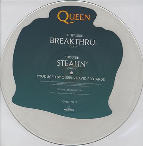 Queen Breakthru UK uncut picture disc (vinyl) (377094)