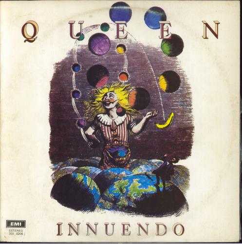 Queen Innuendo Ecuador vinyl LP album (LP record) (793029)