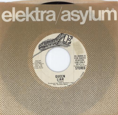 Queen Liar US Promo 7" vinyl single (7 inch record / 45) (785854)