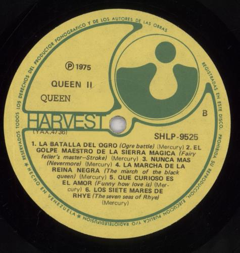 Queen Queen II - EX Venezuelan vinyl LP album (LP record) (180783)