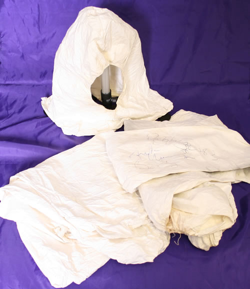 Queen Radio Ga Ga Radiation Suit - AUTOGRAPHED UK memorabilia (328886)