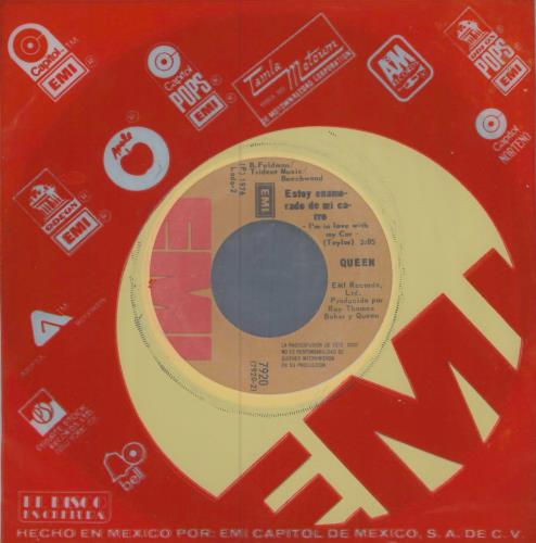 Queen Rapsodia Bohemia - Promo Stamped Mexican Promo 7" vinyl single (7 ...
