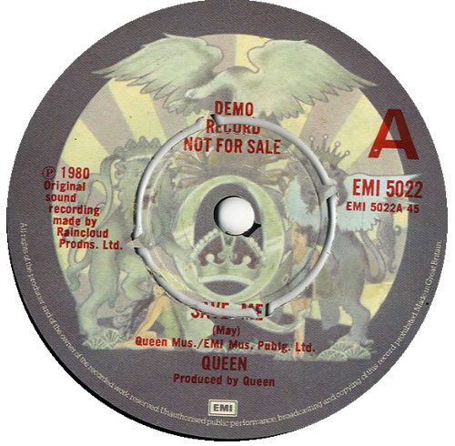 Queen Save Me - A Label UK Promo 7" vinyl single (7 inch record / 45 ...