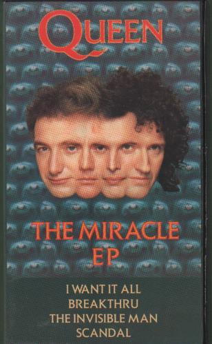 Queen The Miracle E.P. - Original UK video (VHS or PAL or NTSC) (18713)