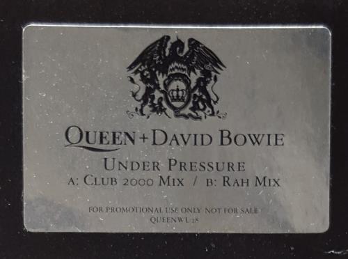 Queen Under Pressure - Club 2000 Mix UK Promo 12" vinyl single (12 inch ...
