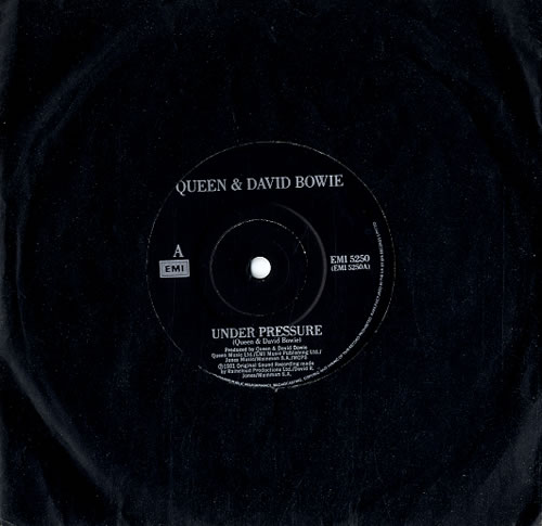 Queen Under Pressure - Solid UK 7" vinyl single (7 inch record / 45 ...
