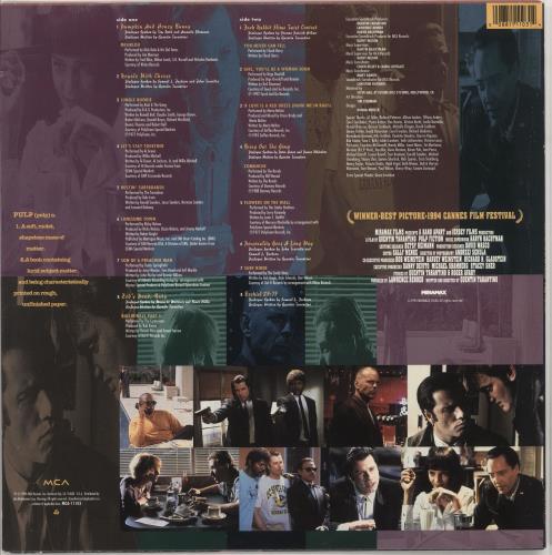 Quentin Tarantino Pulp Fiction OST US vinyl LP album (LP record) (495479)