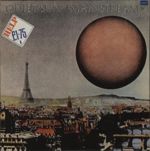 Quiet Sun Mainstream - stickered p/s UK vinyl LP album (LP record) (569157)