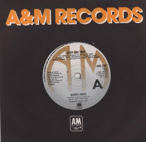 Quincy Jones Stuff Like That UK 7" vinyl single (7 inch record / 45 ...