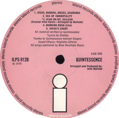 Quintessence Quintessence - 1st - EX UK vinyl LP album (LP record) (136494)