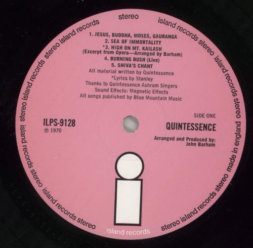 Quintessence Quintessence - 1st - EX UK vinyl LP album (LP record) (861591)