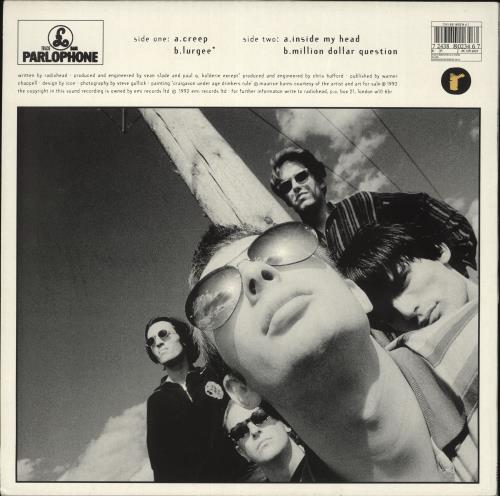 Radiohead Creep - 1st Issue UK 12" vinyl single (12 inch record / Maxi ...