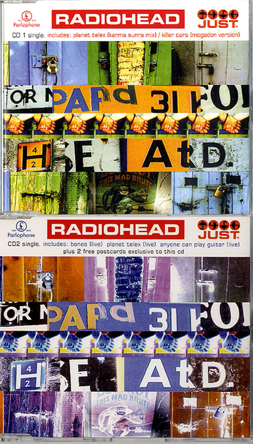Radiohead Just - Limited Edition Pack UK 2-CD single set (Double CD ...