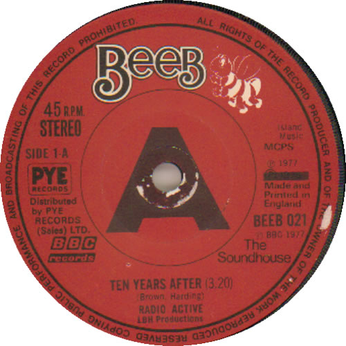 Radio Active Ten Years After - A Label UK Promo 7" vinyl single (7 inch ...