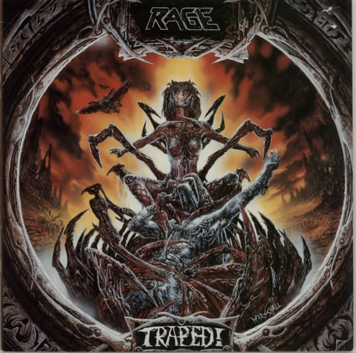 Rage (German Metal) Trapped! Italian vinyl LP album (LP record) (594564)