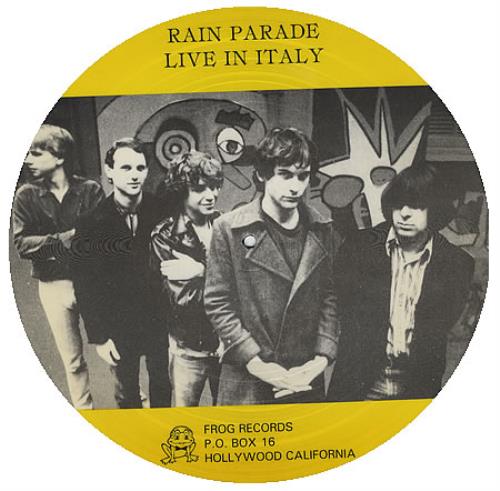 Rain Parade Live In Italy US picture disc LP (vinyl picture disc album ...