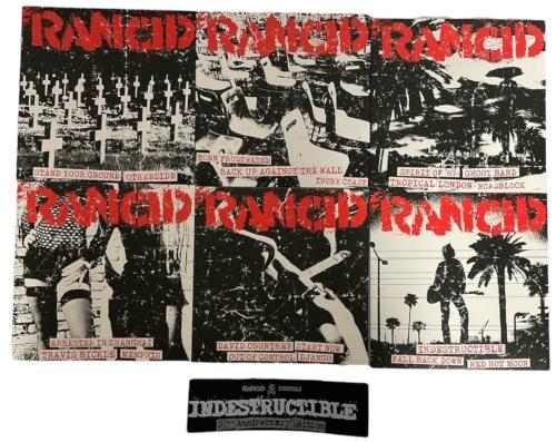 Rancid Indestructible - 6 x 7" Red Vinyl Set US 7" vinyl single (7 inch ...