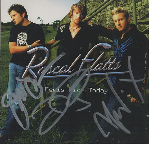 Rascal Flatts Feels Like Today - Autographed US memorabilia (493957)