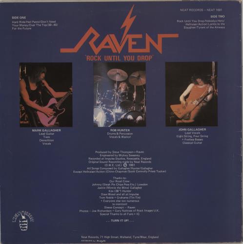 Raven Rock Until You Drop + Poster UK vinyl LP album (LP record) (757573)