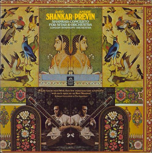 Ravi Shankar Concerto For Sitar & Orchestra US vinyl LP album (LP ...
