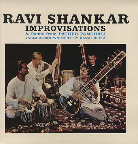 Ravi Shankar Improvisations UK vinyl LP album (LP record) (392103)