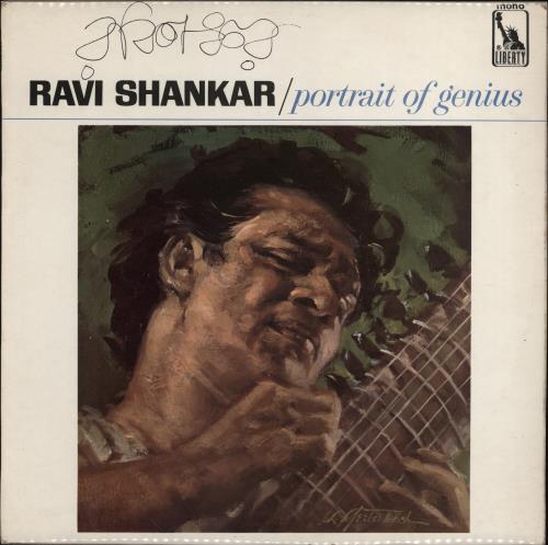 Ravi Shankar Portrait Of Genius UK vinyl LP album (LP record) (776455)