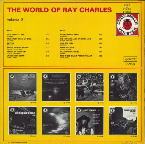 Ray Charles The World Of Ray Charles (Vol.2) French vinyl LP album (LP ...