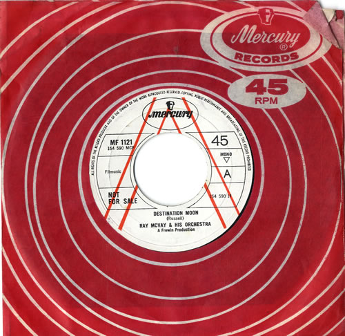 Ray McVay Destination Moon UK Promo 7" vinyl single (7 inch record / 45 ...