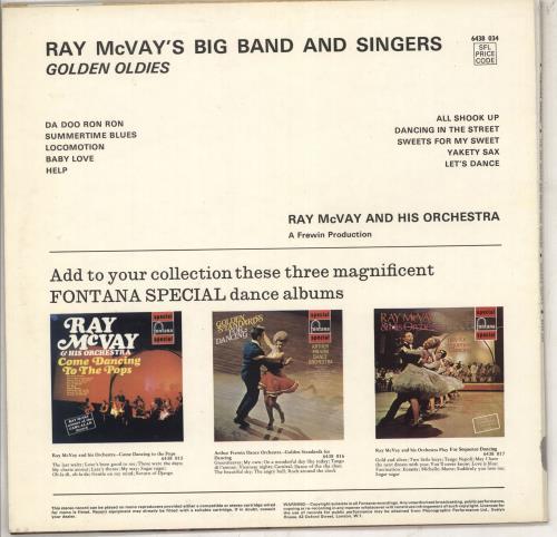 Ray McVay Golden Oldies UK vinyl LP album (LP record) (710555)
