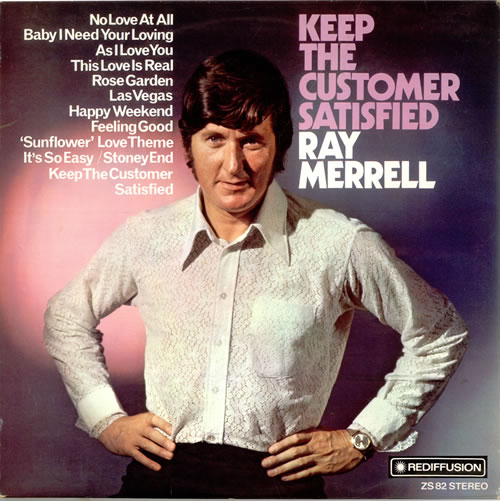 Ray Merrell Keep The Customer Satisfied UK vinyl LP album (LP record ...