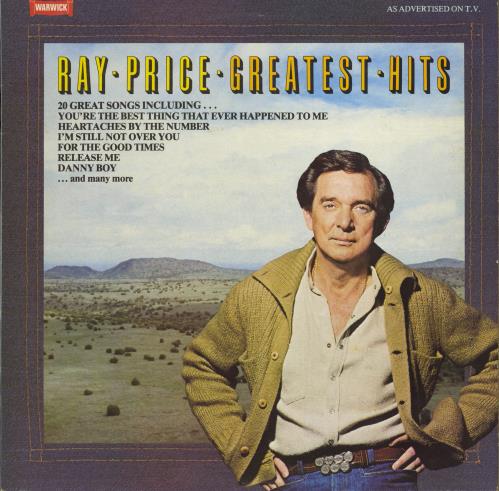 Ray Price Greatest Hits UK vinyl LP album (LP record) (771159)