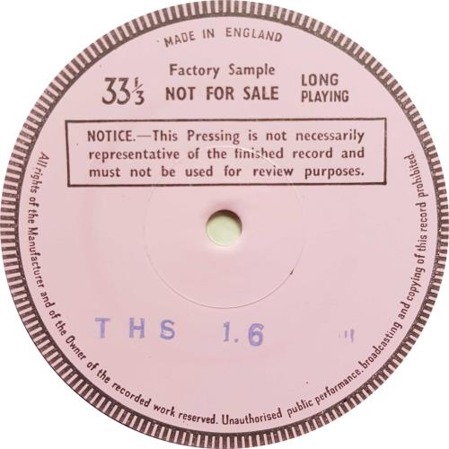 Ray Thomas From Mighty Oaks - Test Press - Autographed UK vinyl LP ...