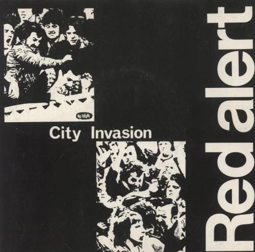 Red Alert City Invasion UK 7" vinyl single (7 inch record / 45) (679591)
