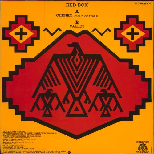 Red Box Chenko UK 12" vinyl single (12 inch record / Maxi-single) (784816)