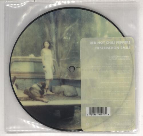 Red Hot Chili Peppers Desecration Smile UK 7" vinyl picture disc (7 ...