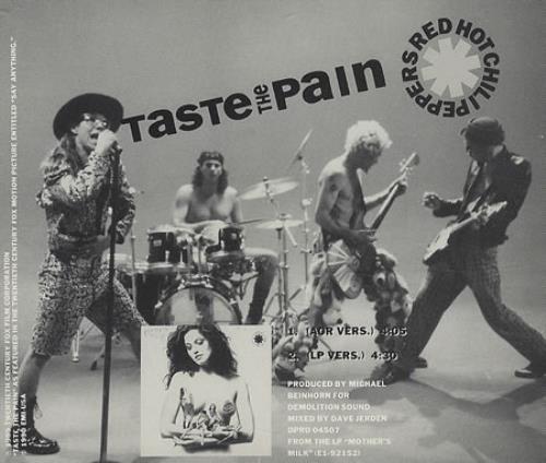 Red Hot Chili Peppers Taste The Pain US Promo CD single (CD5 / 5") (34009)
