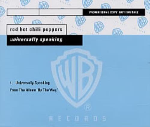 Red Hot Chili Peppers Universally Speaking German Promo CD single (CD5 ...