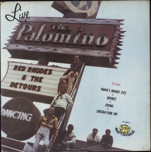 Red Rhodes Live At The Palomino US vinyl LP album (LP record) (800235)