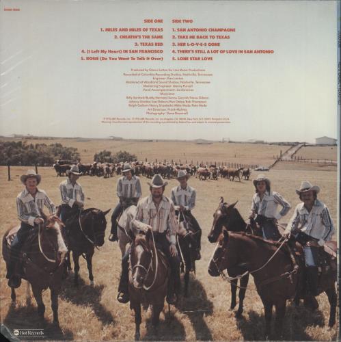 Red Steagall Texas Red US vinyl LP album (LP record) (720357)