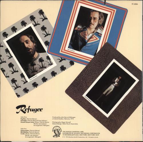 Refugee (Prog) Refugee US vinyl LP album (LP record) (720694)