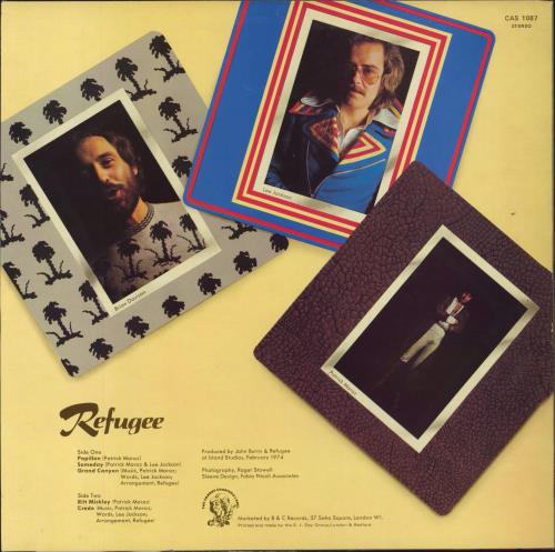 Refugee (Prog) Refugee UK vinyl LP album (LP record) (795490)