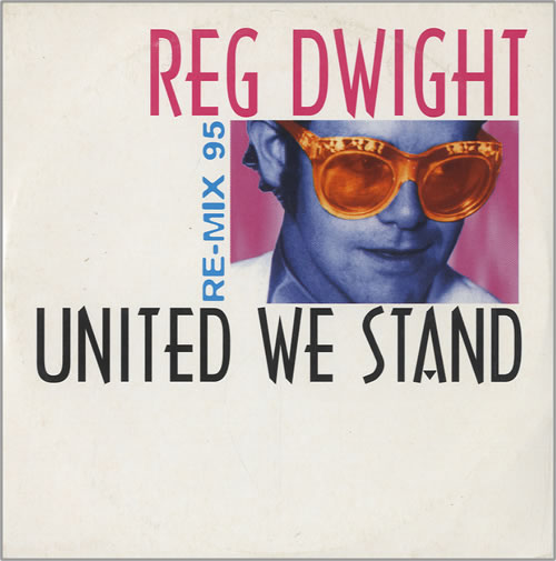 Reg Dwight United We Stand Remix 95 French CD single (CD5 / 5") (83144)